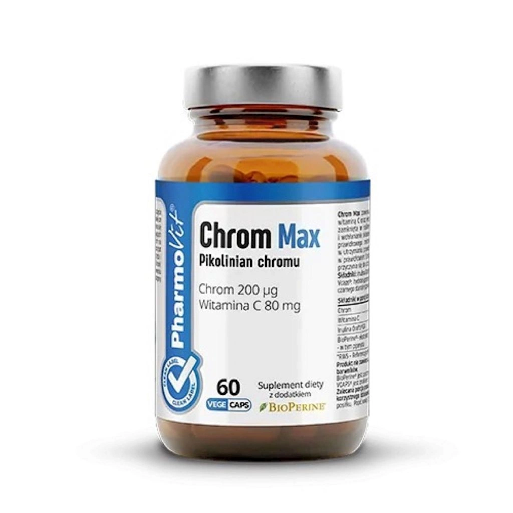 Chrome max complément alimentaire sans gluten 60 gélules - PHARMOVIT ...
